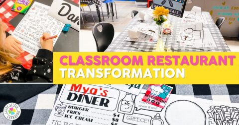 Classroom Restaurant Transformation - Lucky Little Learners