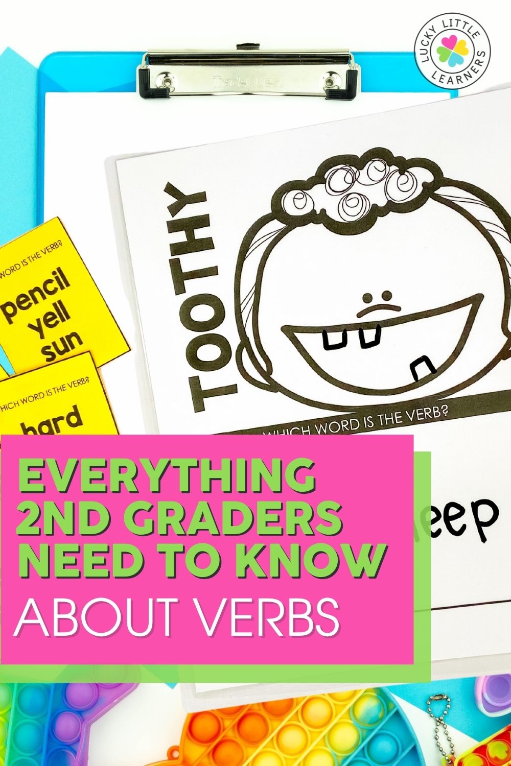 Everything 2nd Graders Need to Know About Verbs - Lucky Little Learners