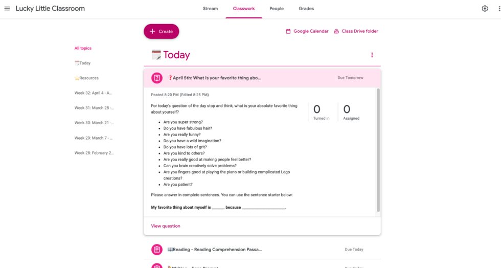 Start The 2nd Grade School Year With Google Classroom - Lucky Little ...