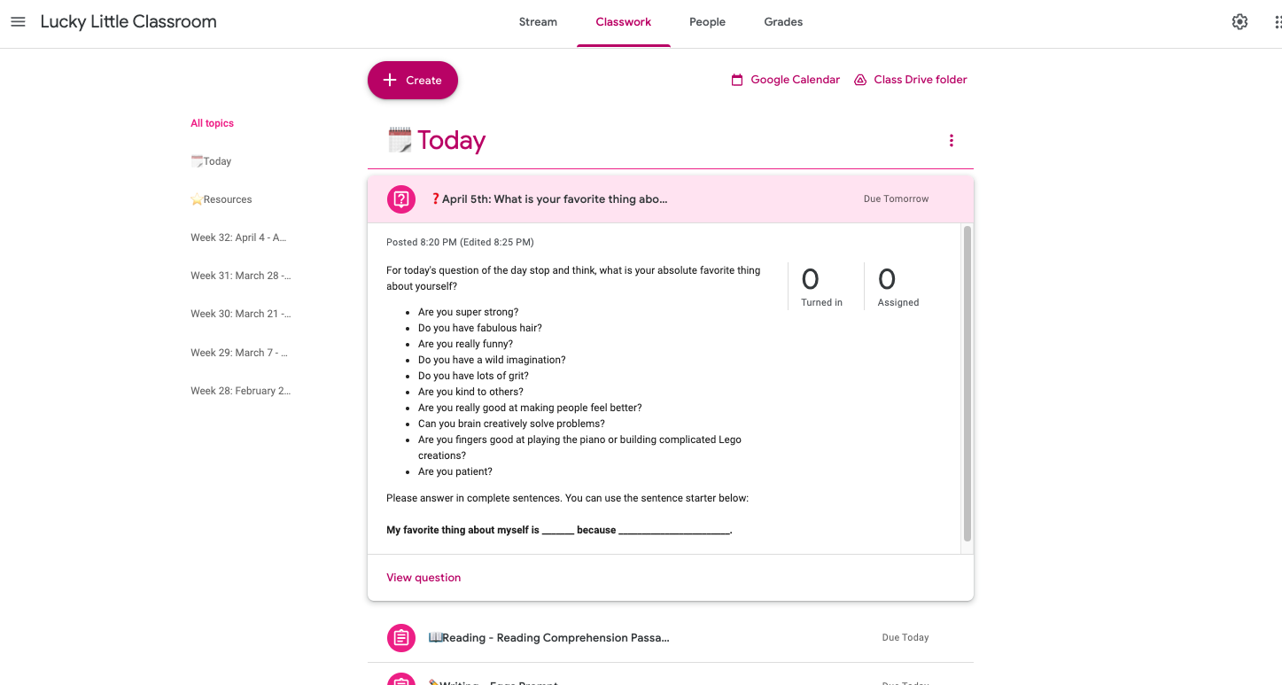 Start The 2nd Grade School Year With Google Classroom - Lucky Little ...