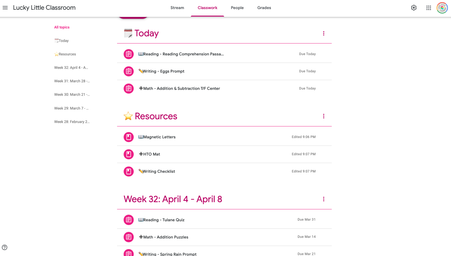 Start The 2nd Grade School Year With Google Classroom - Lucky Little ...