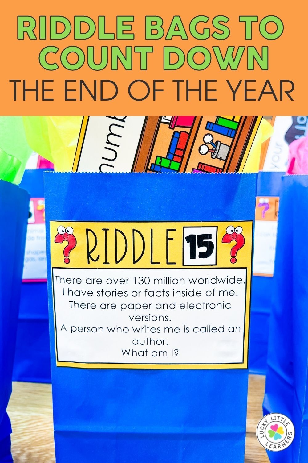 Riddle Bags To Count Down The End Of The Year Lucky Little Learners Riddle Bags To Count Down The End Of The Year Lucky Little Learners