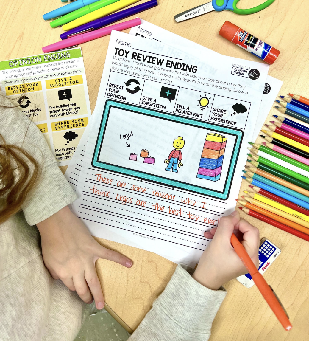 35 Opinion Writing Prompts for 2nd Grade - Lucky Little Learners