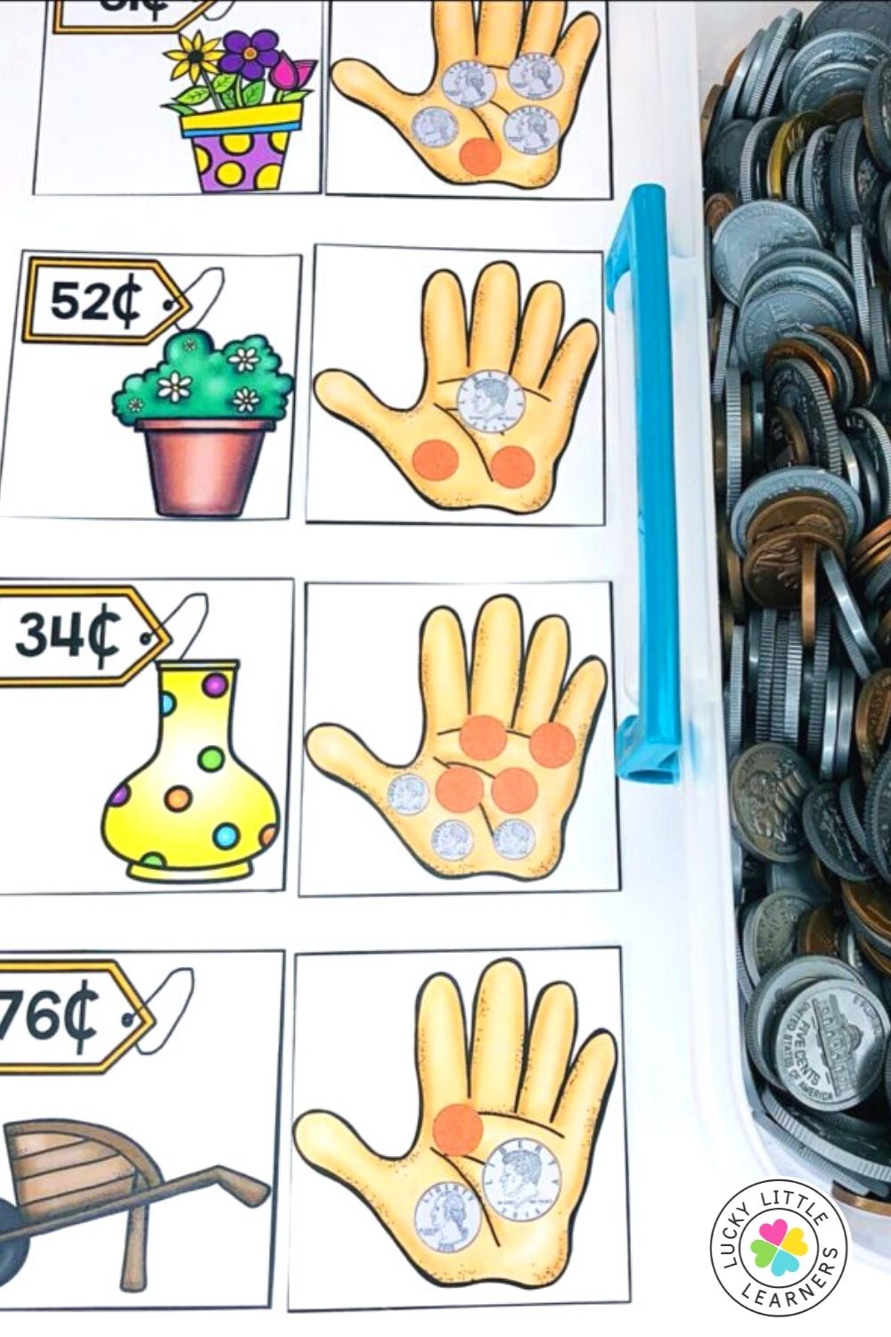 Spring Math Centers for 1st and 2nd grade - Lucky Little Learners