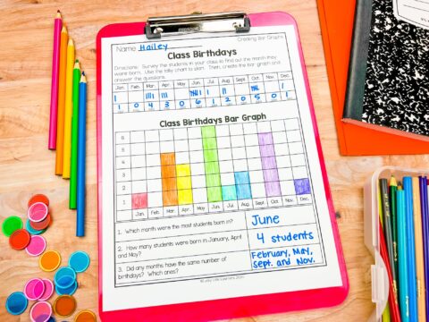 Math Graphing Worksheets For 2nd Grade - Lucky Little Learners