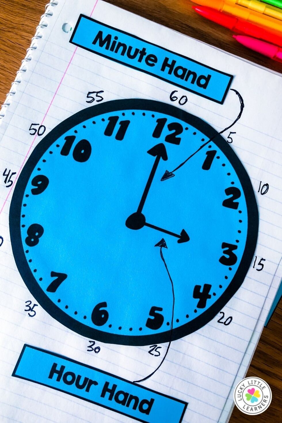 12 Interactive Notebook Telling Time Activities for 2nd Grade - Lucky ...