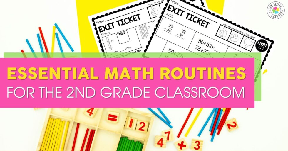 Essential Math Routines For the 2nd Grade Classroom - Lucky Little Learners