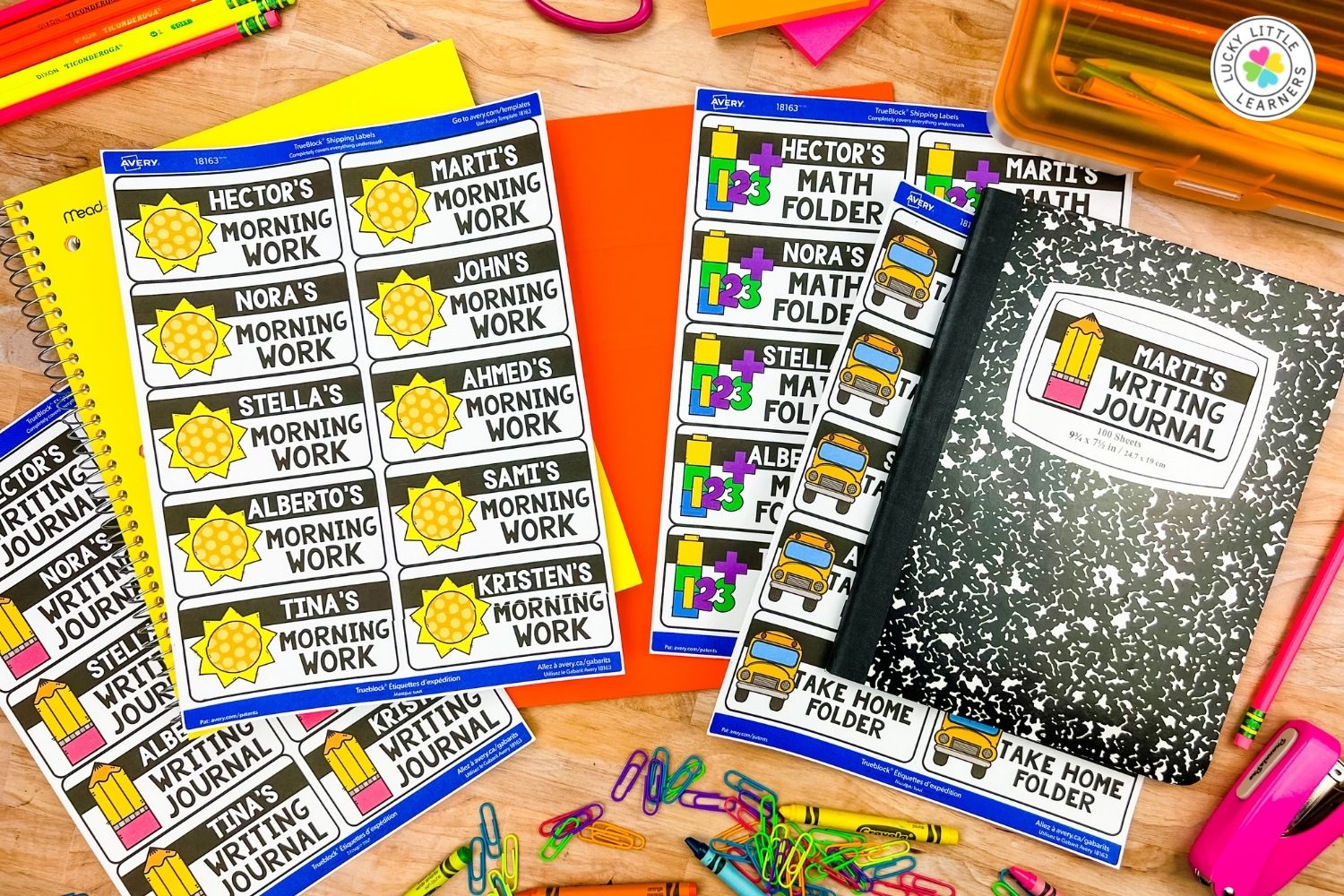 Tips and Timesavers for Back to School Set Up - Lucky Little Learners