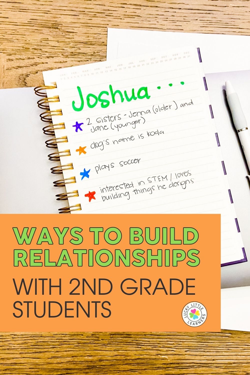 12 Ways to Build Relationships with 2nd Grade Students - Lucky Little ...