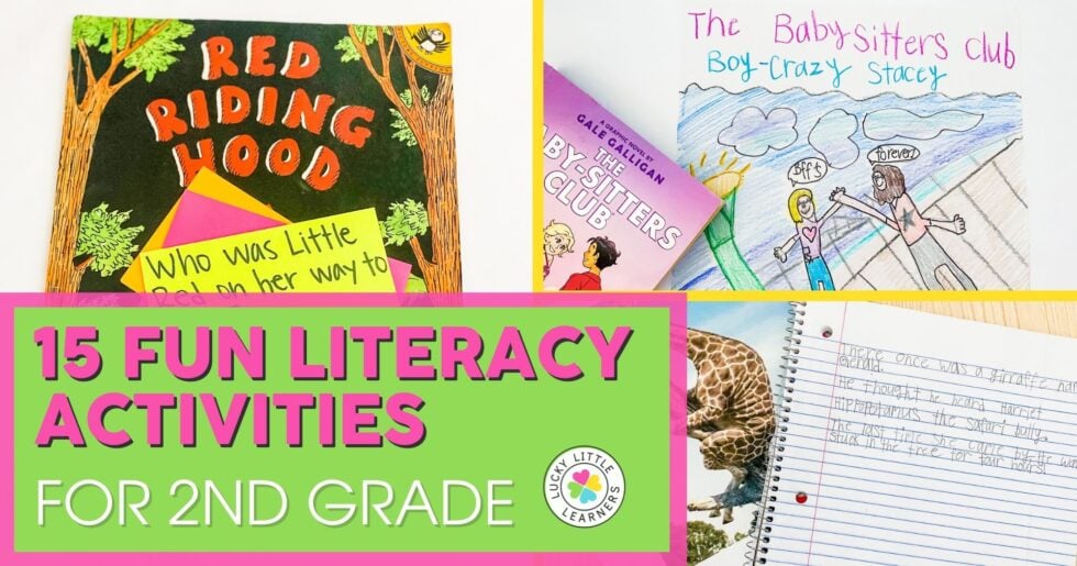 15 Fun Literacy Activities For 2nd Grade - Lucky Little Learners