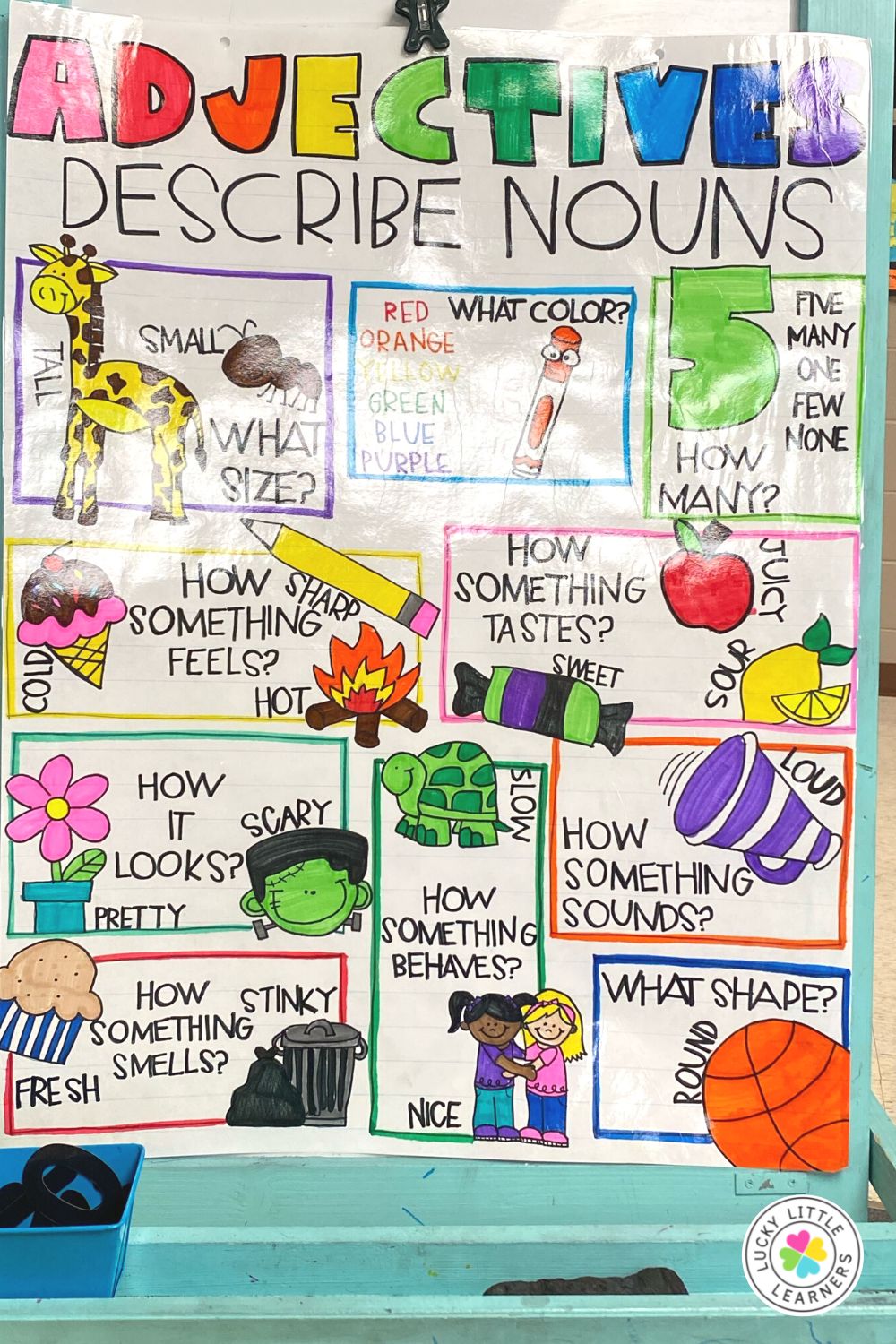 Adjectives, Adjectives, Adjectives! - Lucky Little Learners