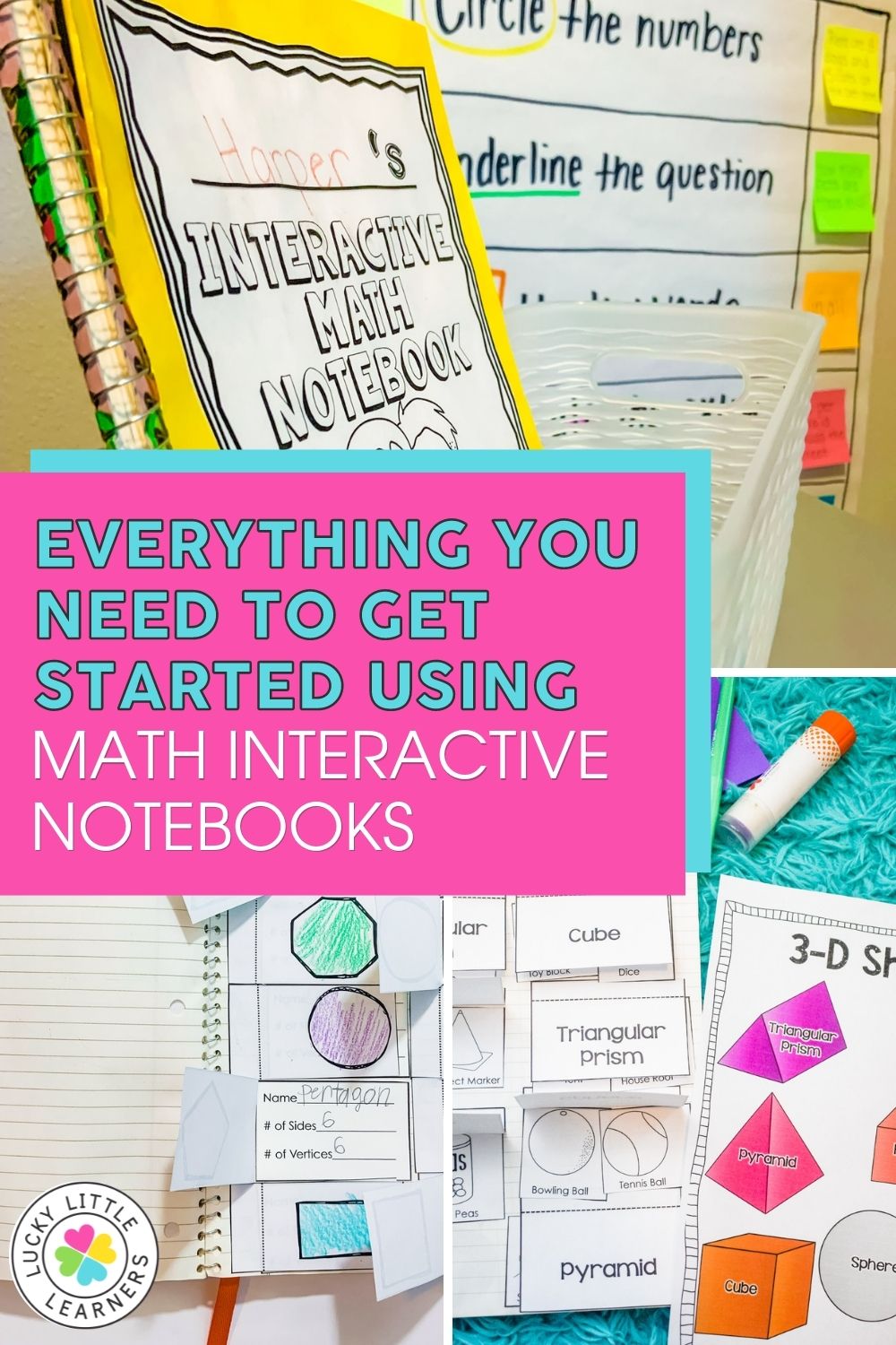 Everything You Need for Math Interactive Notebooks - Lucky Little Learners