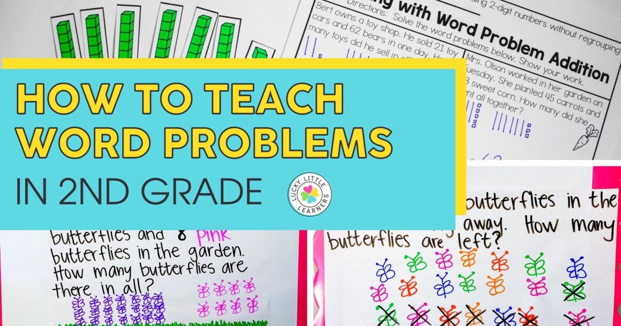 5 Ways to Teach Math Word Problems in 2nd Grade - Lucky Little Learners