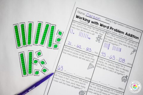 5 Ways to Teach Math Word Problems in 2nd Grade - Lucky Little Learners