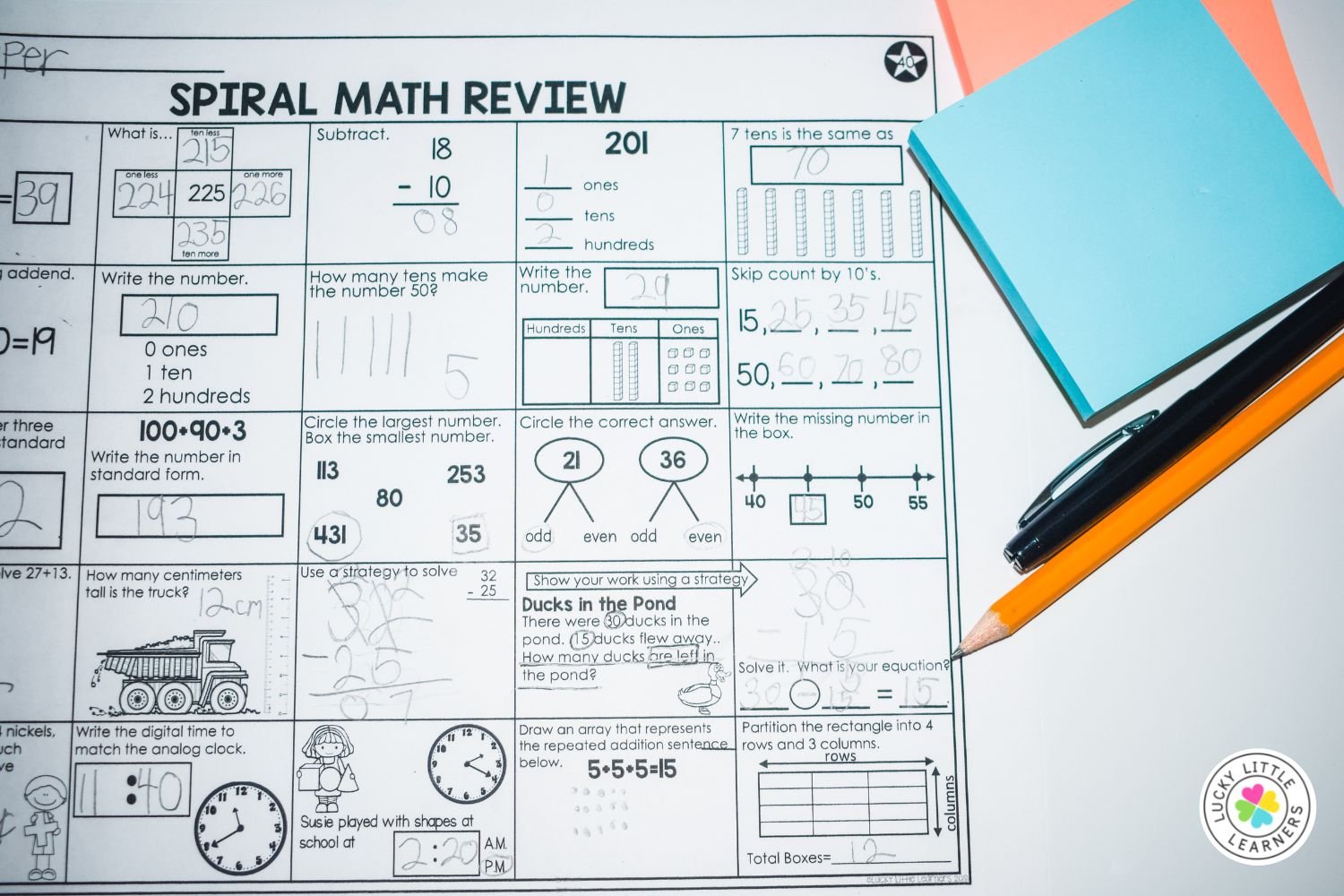 5 Ways to Teach Math Word Problems in 2nd Grade - Lucky Little Learners