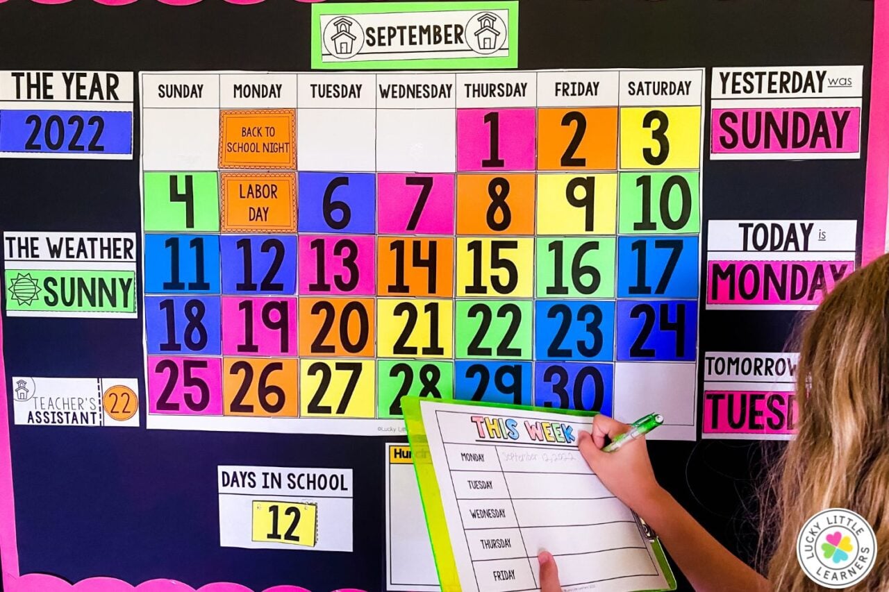 Reinforce Essential Math Skills With a Daily Calendar Routine - Lucky ...