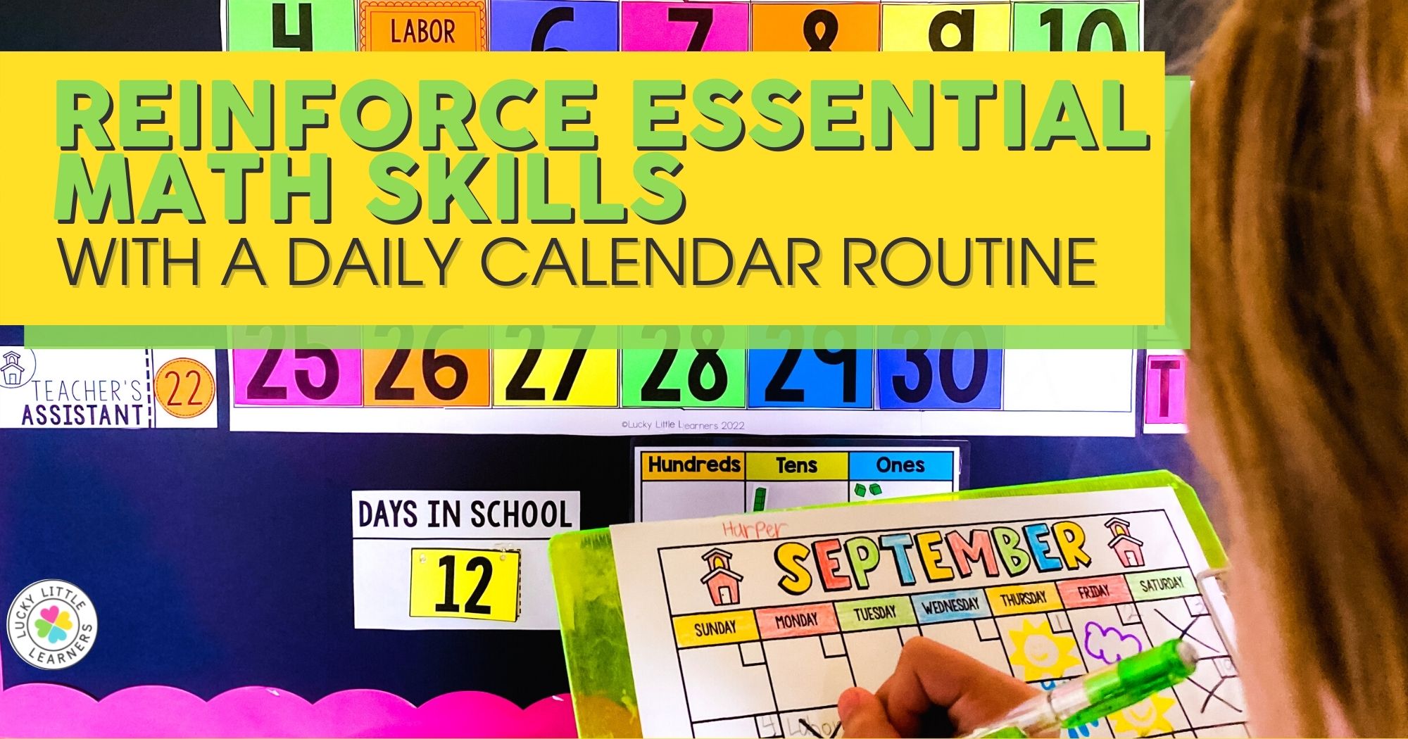 Reinforce Essential Math Skills With A Daily Calendar Routine Lucky