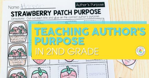 Teaching Author's Purpose in 2nd grade - Lucky Little Learners