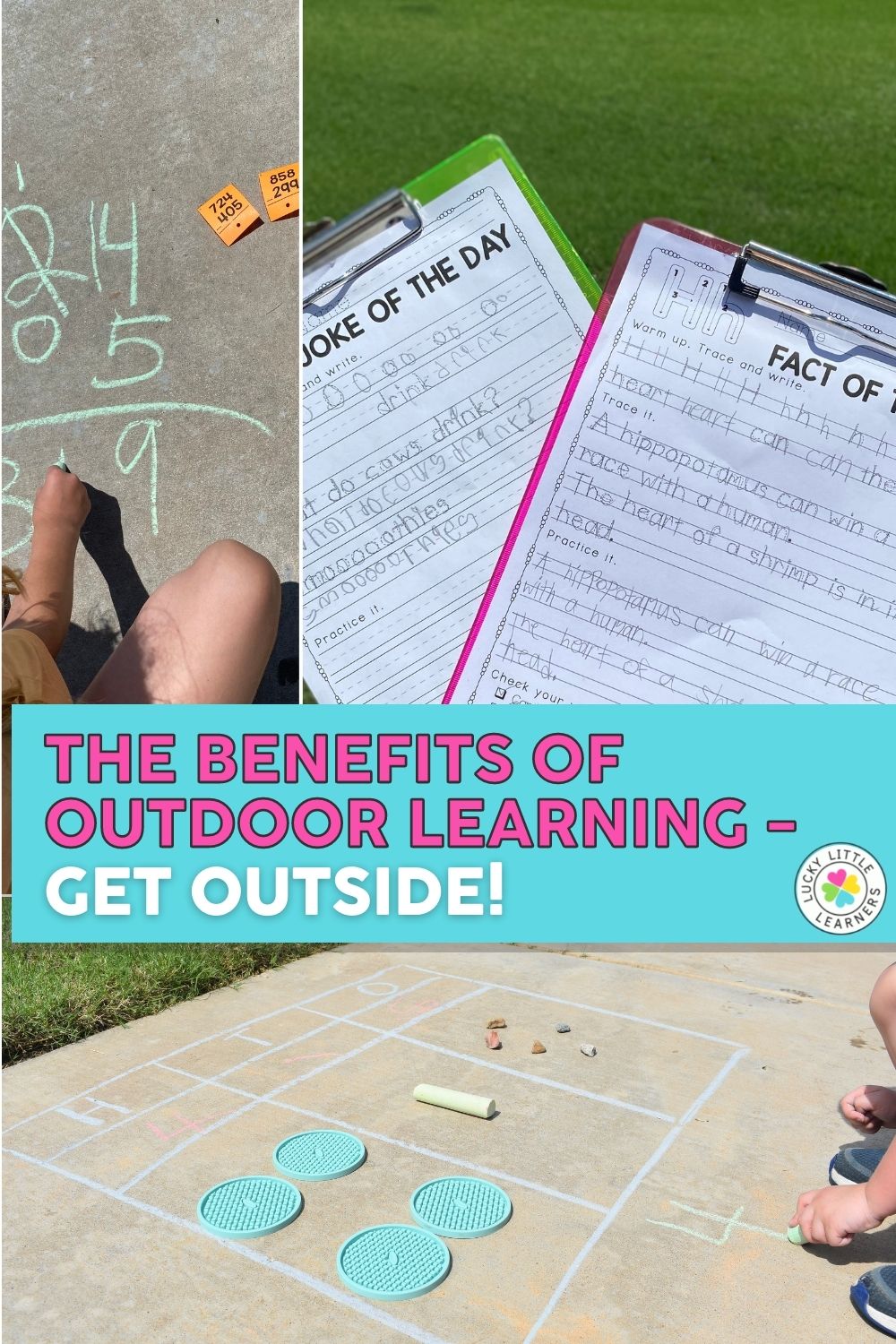 The Benefits of Outdoor Learning - Get Outside! - Lucky Little Learners