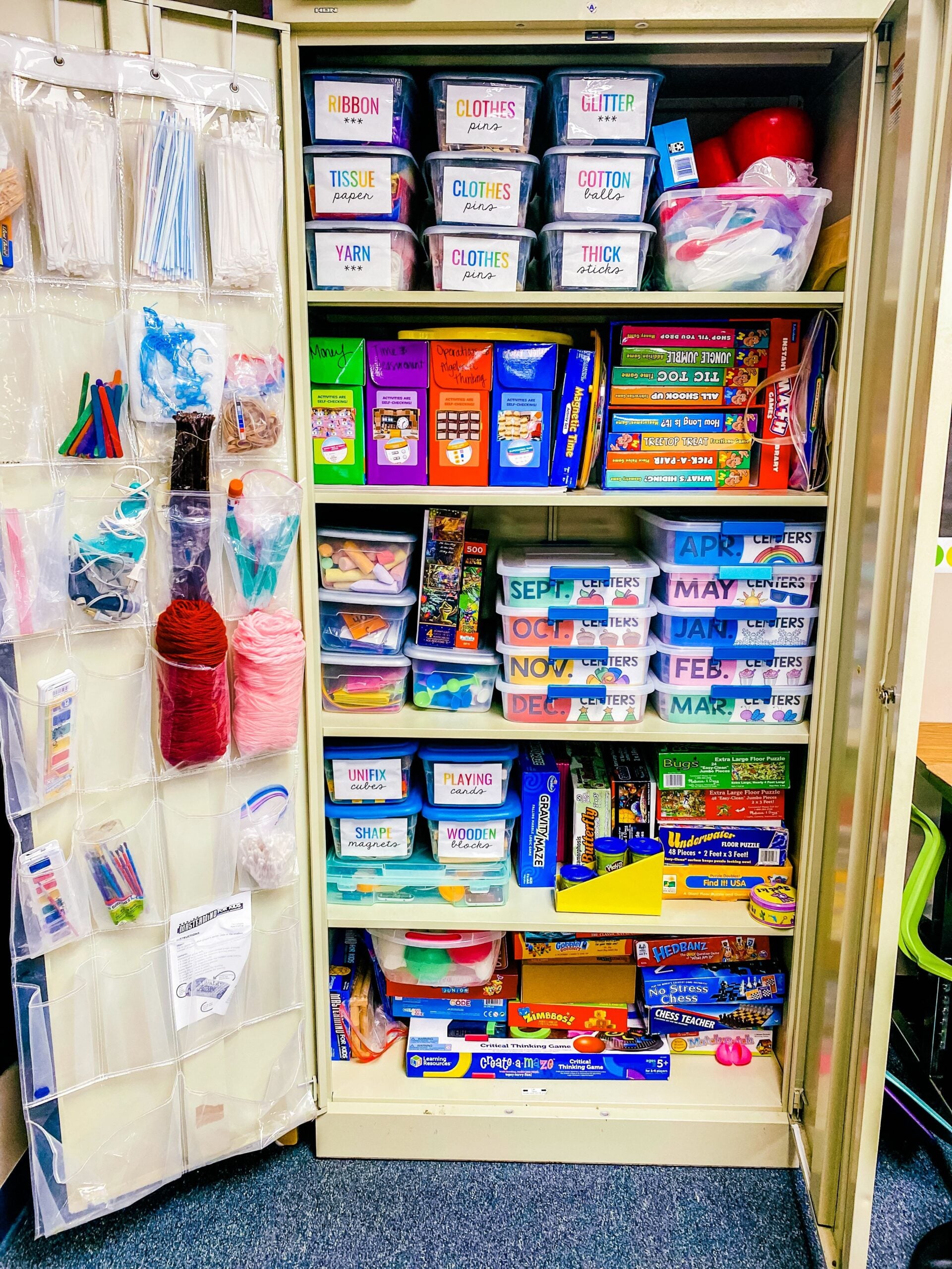 Classroom Set Up: Supplies Organization - Lucky Little Learners