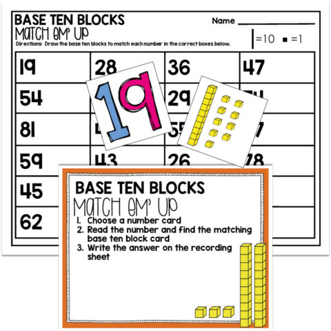August Math Centers for 1st & 2nd Grade - Lucky Little Learners