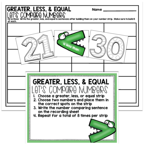 August Math Centers for 1st & 2nd Grade - Lucky Little Learners