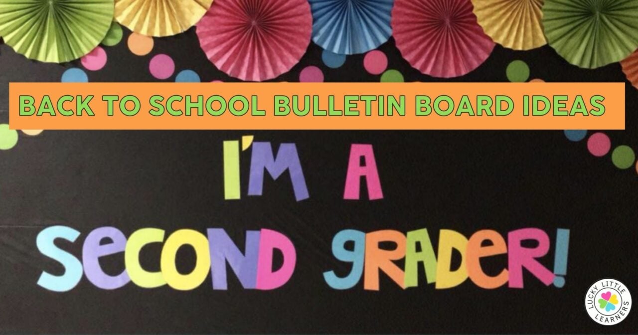 Back to School Bulletin Board ideas - Lucky Little Learners