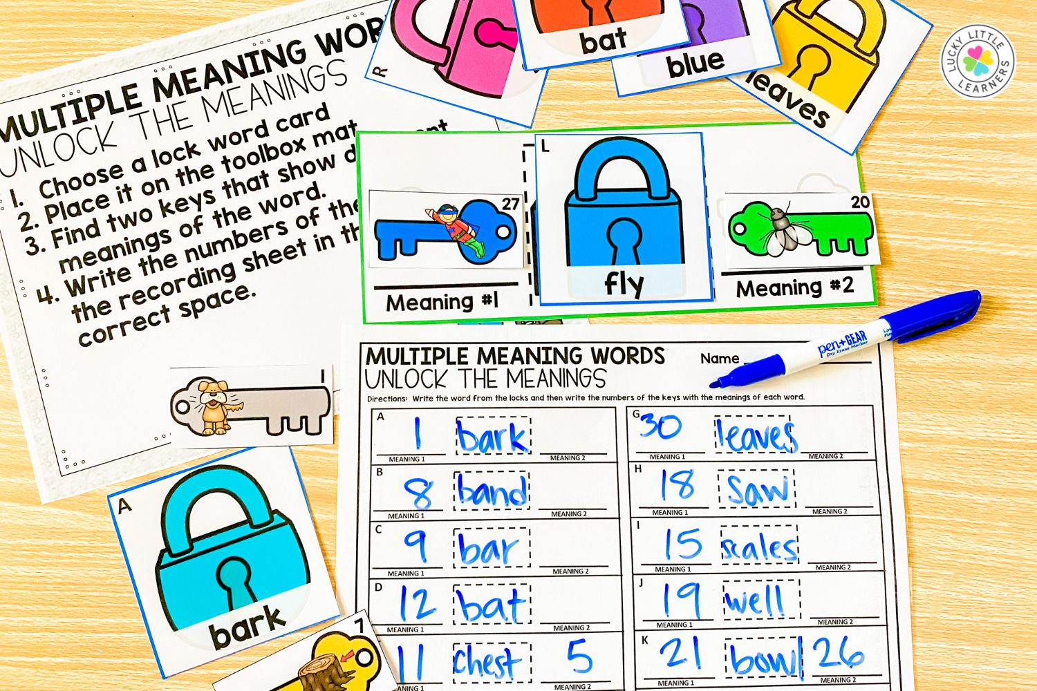 Multiple Ways to Teach Multiple Meaning Words in 2nd Grade - Lucky ...