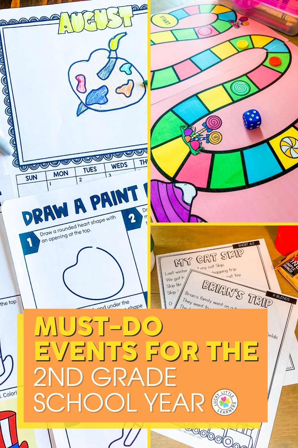 Must-Do Events for the 2nd Grade School Year - Lucky Little Learners