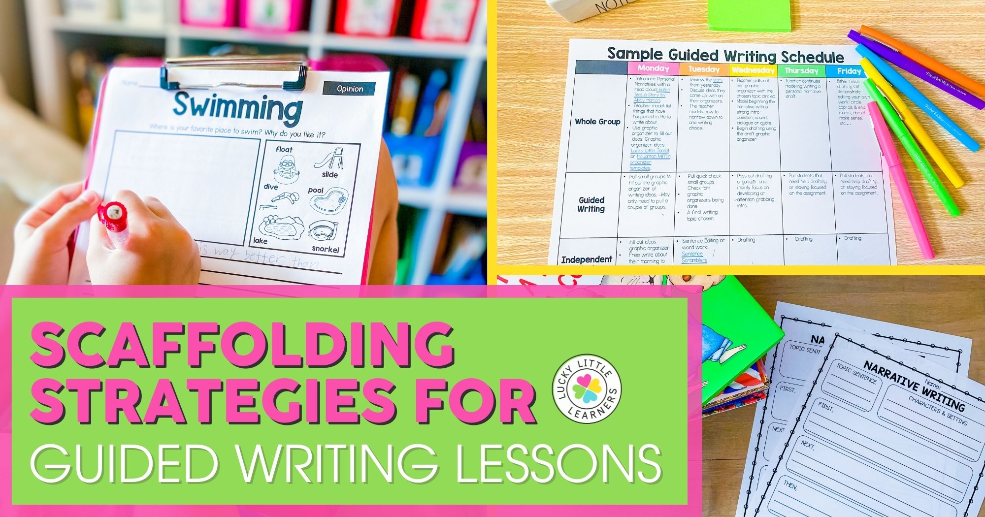 Scaffolding Strategies For Guided Writing Lessons Lucky Little Learners