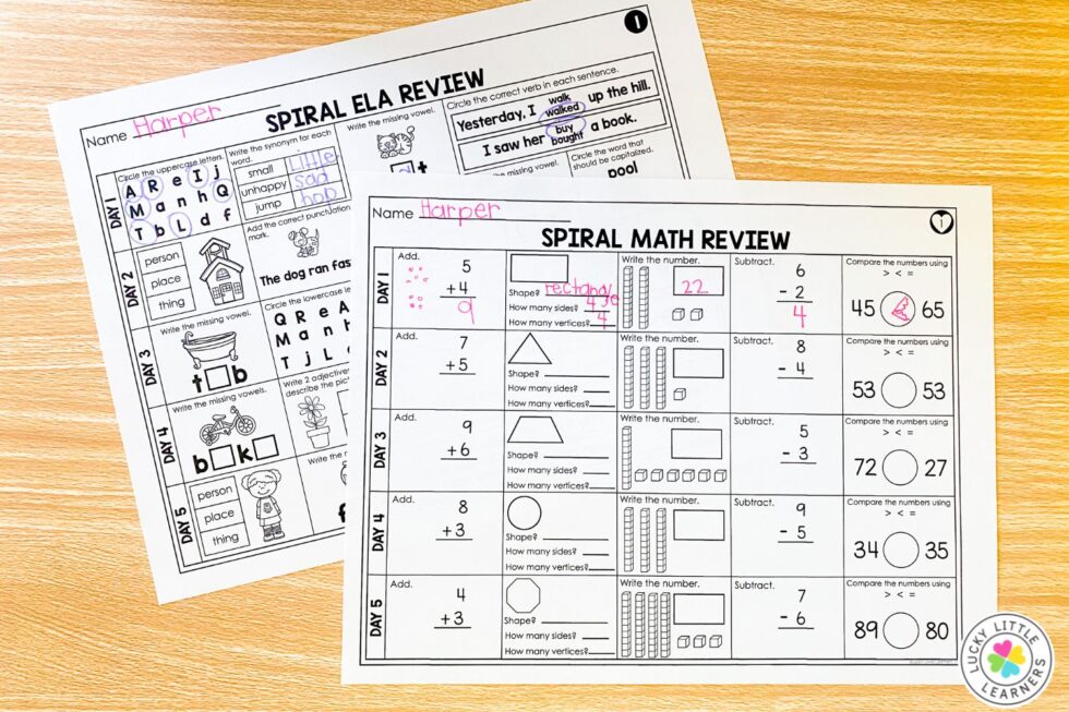 The 5 Most Important Skills for the Beginning of 2nd Grade - Lucky ...