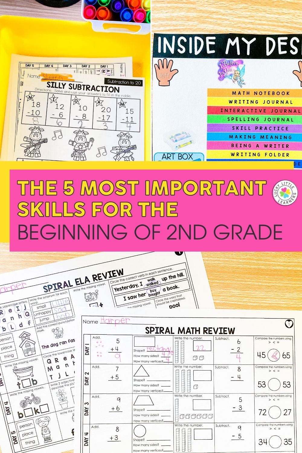 The 5 Most Important Skills for the Beginning of 2nd Grade - Lucky ...