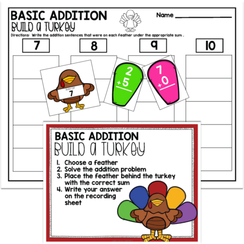 Fall Math Centers - Lucky Little Learners