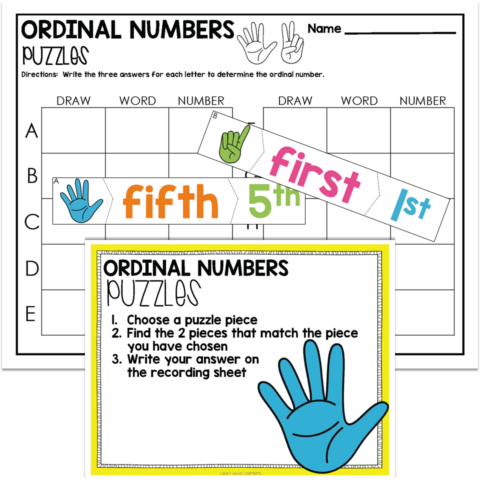 Fall Math Centers - Lucky Little Learners