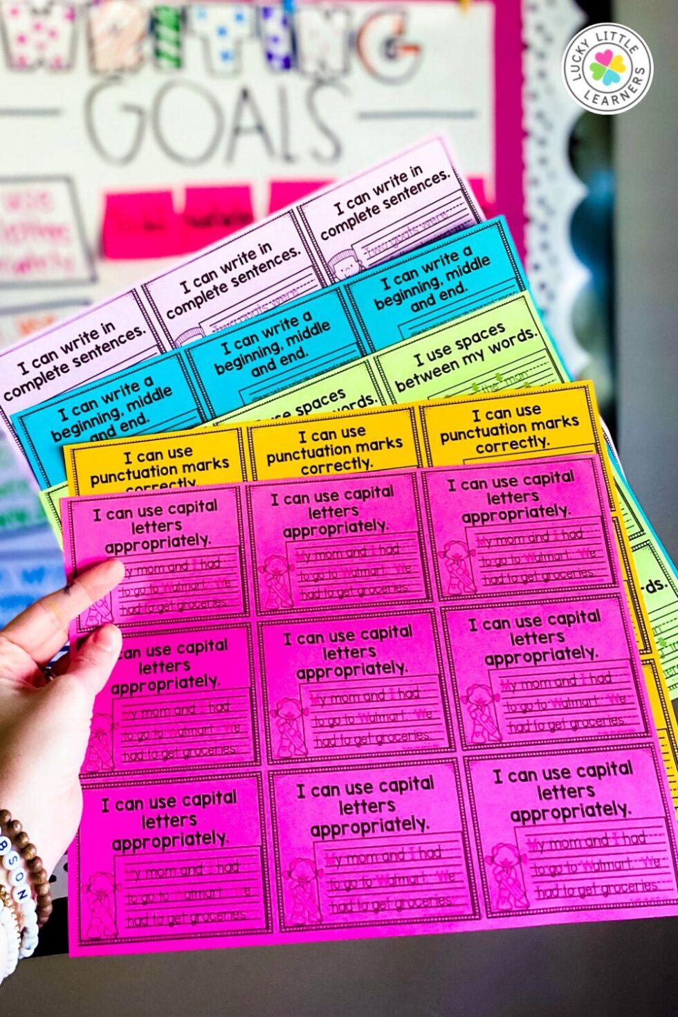 An Easy Way To Set Up Writing Goals In 1st or 2nd Grade - Lucky Little ...
