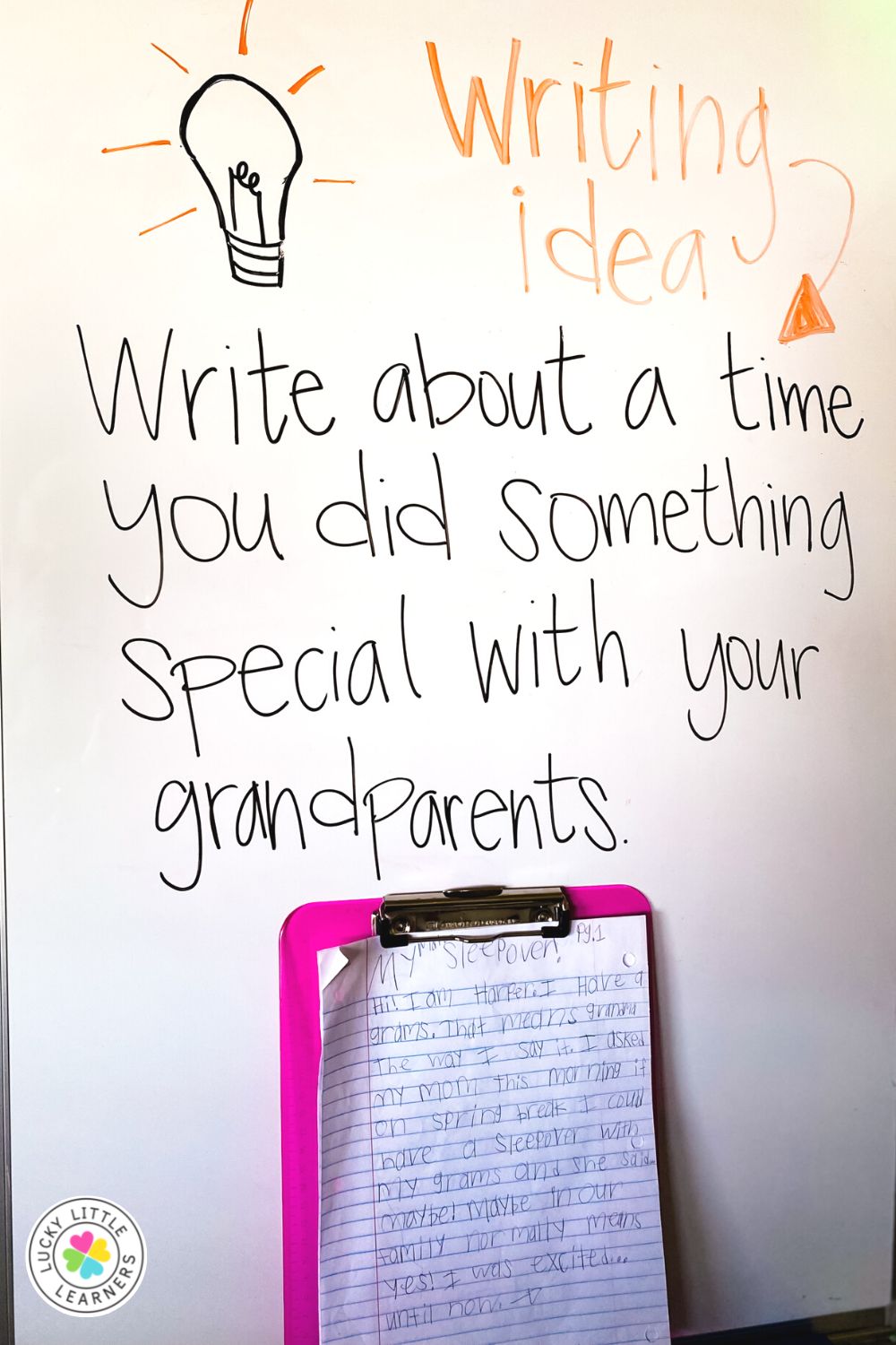 An Easy Way To Set Up Writing Goals In 2nd Grade - Lucky Little Learners