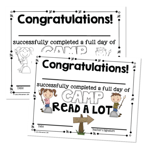 Camp Read-a-Lot - Lucky Little Learners