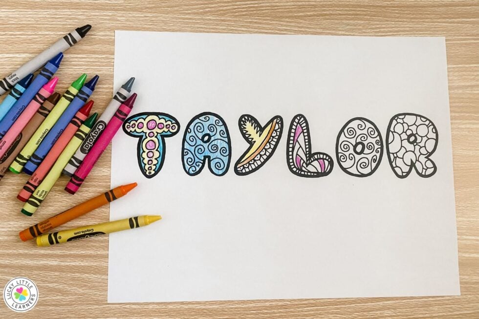 First Day of School Activities for 1st or 2nd Grade - Lucky Little Learners