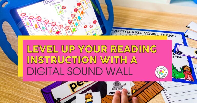 Level Up Your Reading Instruction With a Digital Sound Wall - Lucky ...