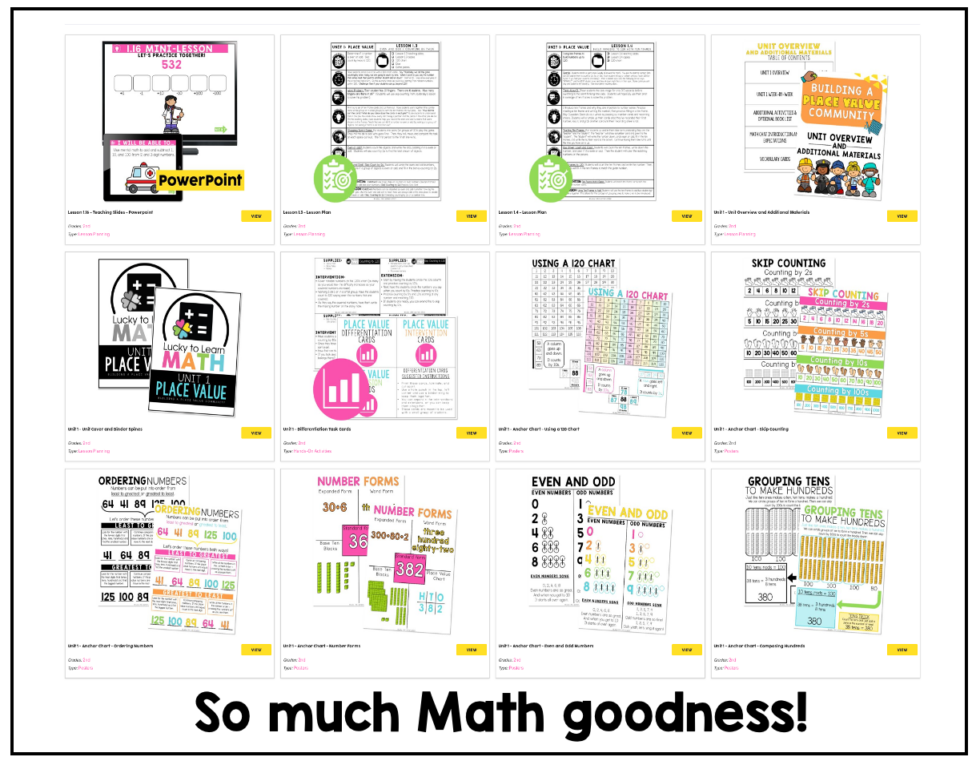 All About Lucky to Learn Math: 2nd Grade Math Curriculum - Lucky Little ...