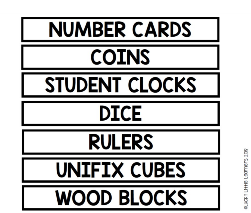 How to Organize Math and Literacy Centers - Lucky Little Learners
