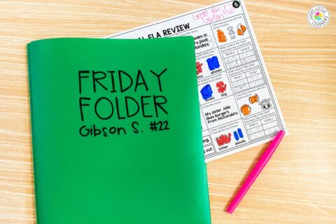 Spiral ELA Review Routine Ideas - Lucky Little Learners