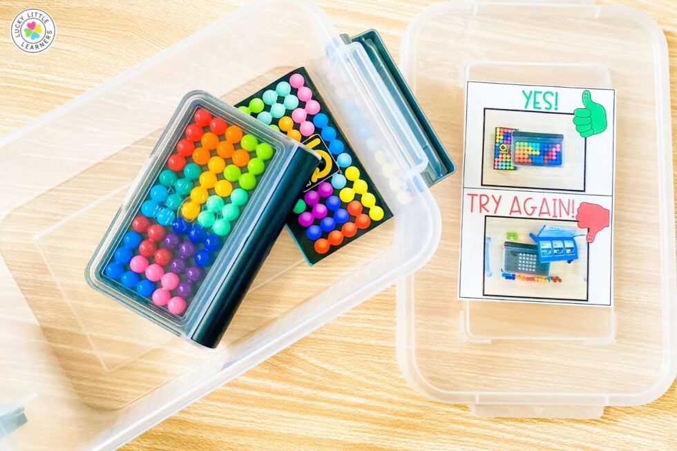 How to Setup Morning Bins in 1st or 2nd Grade - Lucky Little Learners