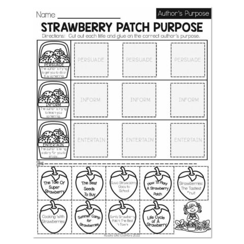 Teaching Author's Purpose in 2nd grade - Lucky Little Learners