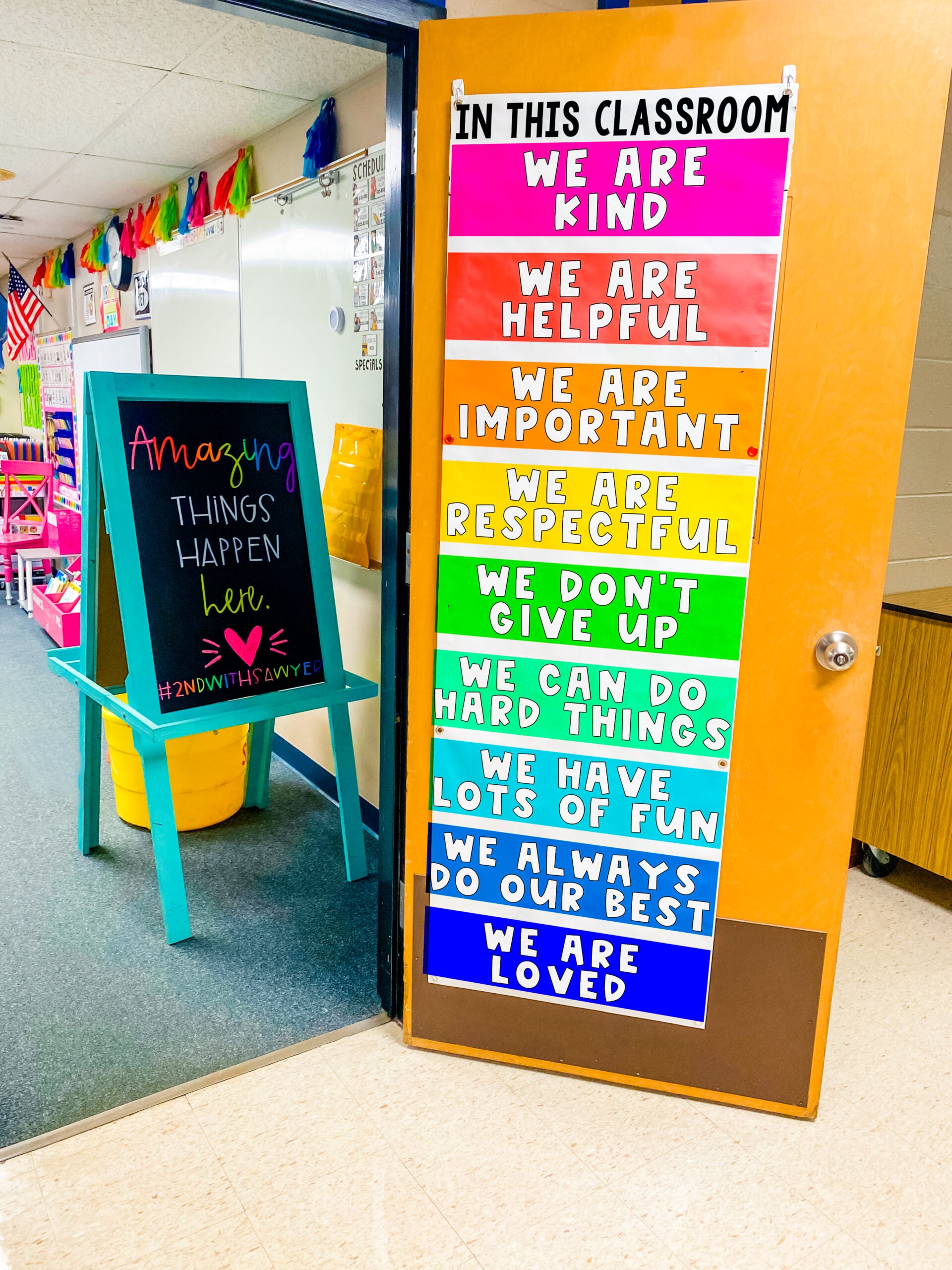 Easy Classroom Door Decor for Every Season - Lucky Little Learners