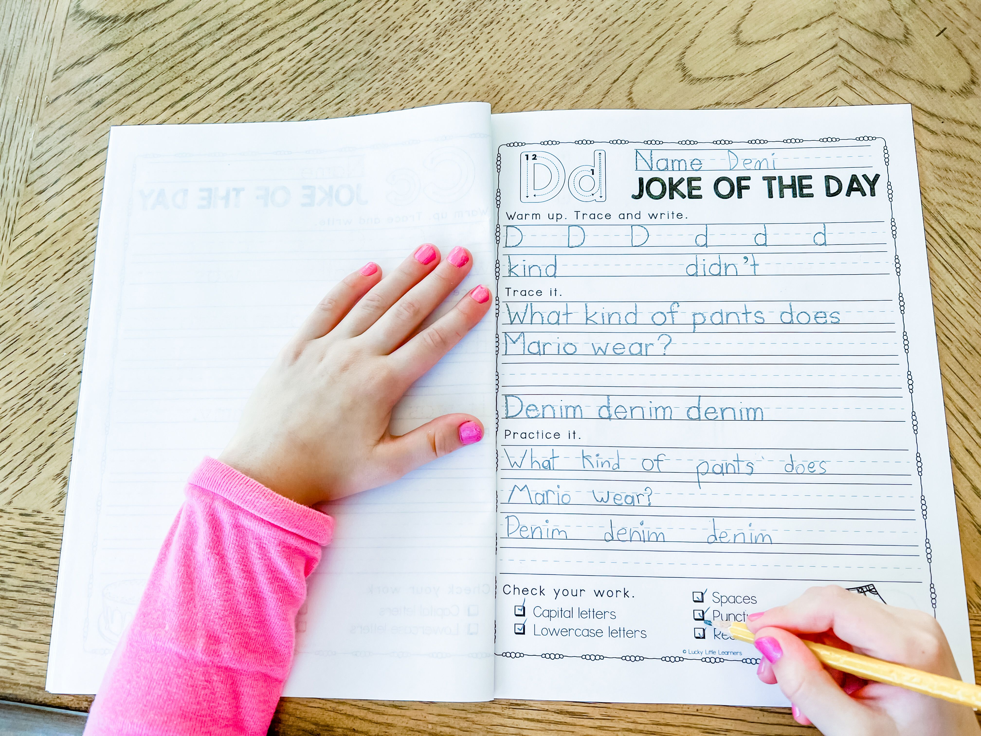 Joke of the Day Routine in 2nd grade - Lucky Little Learners