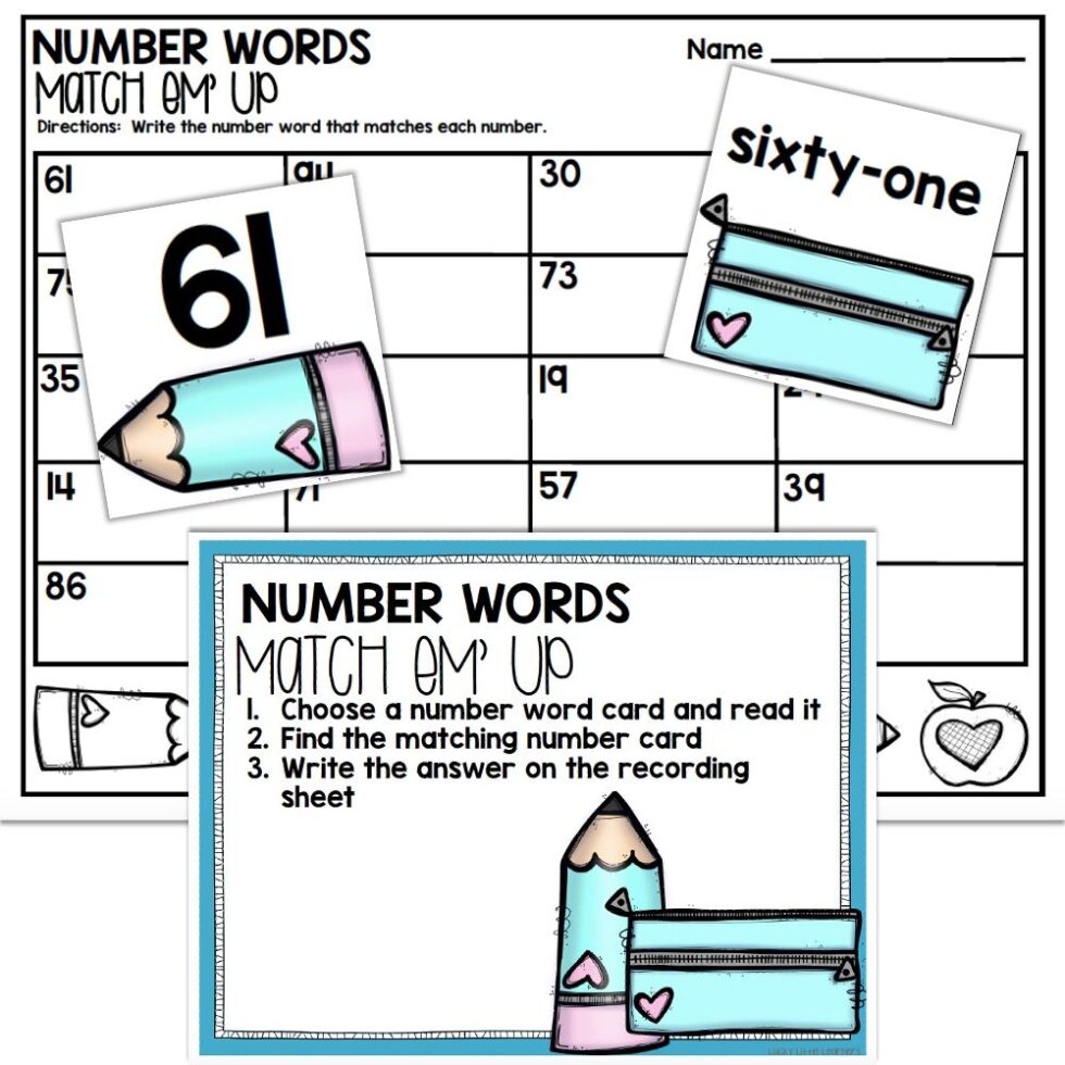 September Math Centers for 1st & 2nd Grade - Lucky Little Learners