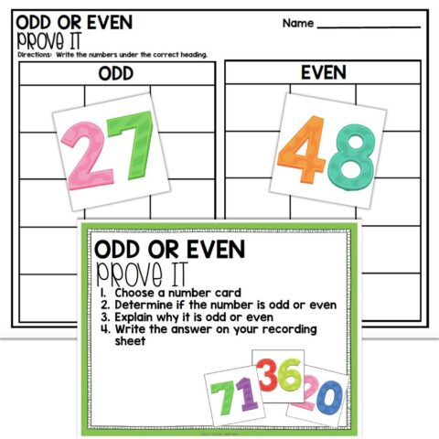 September Math Centers for 1st & 2nd Grade - Lucky Little Learners