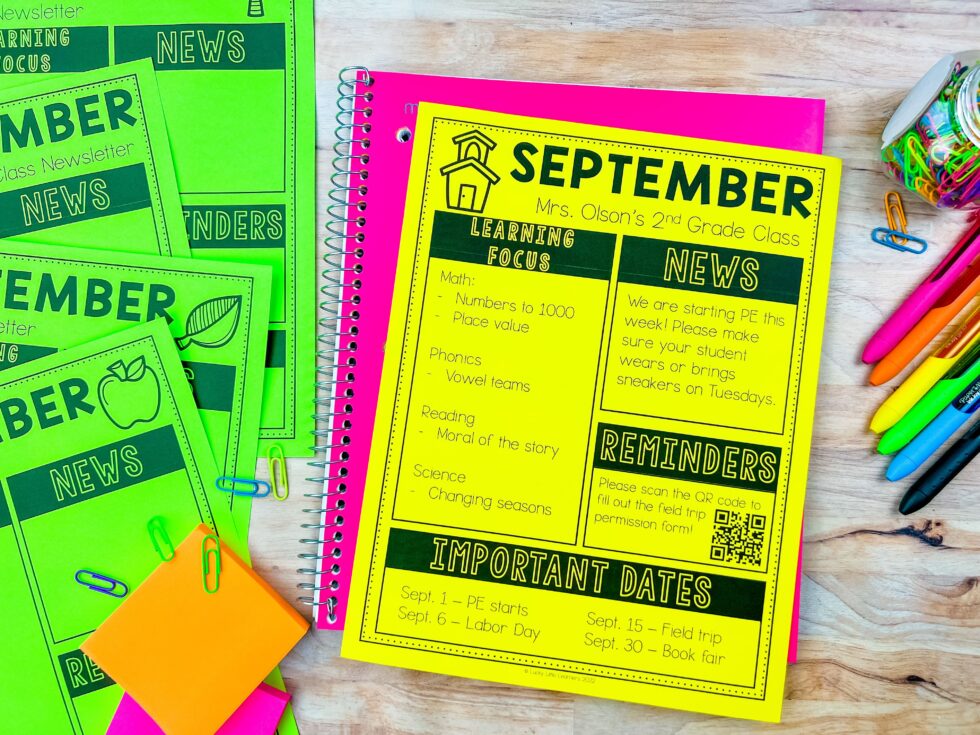 Tips and Timesavers for Back to School Set Up - Lucky Little Learners
