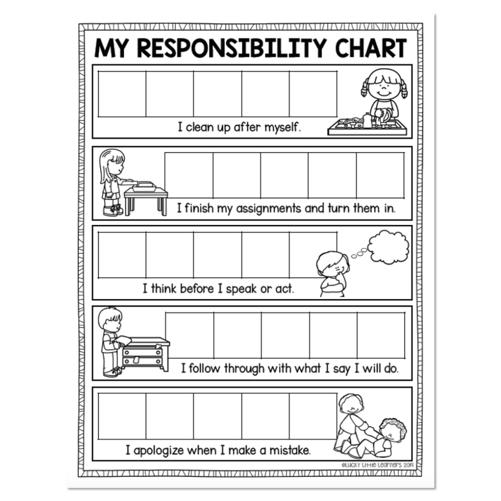 How to Teach Responsibility in the Classroom - Lucky Little Learners